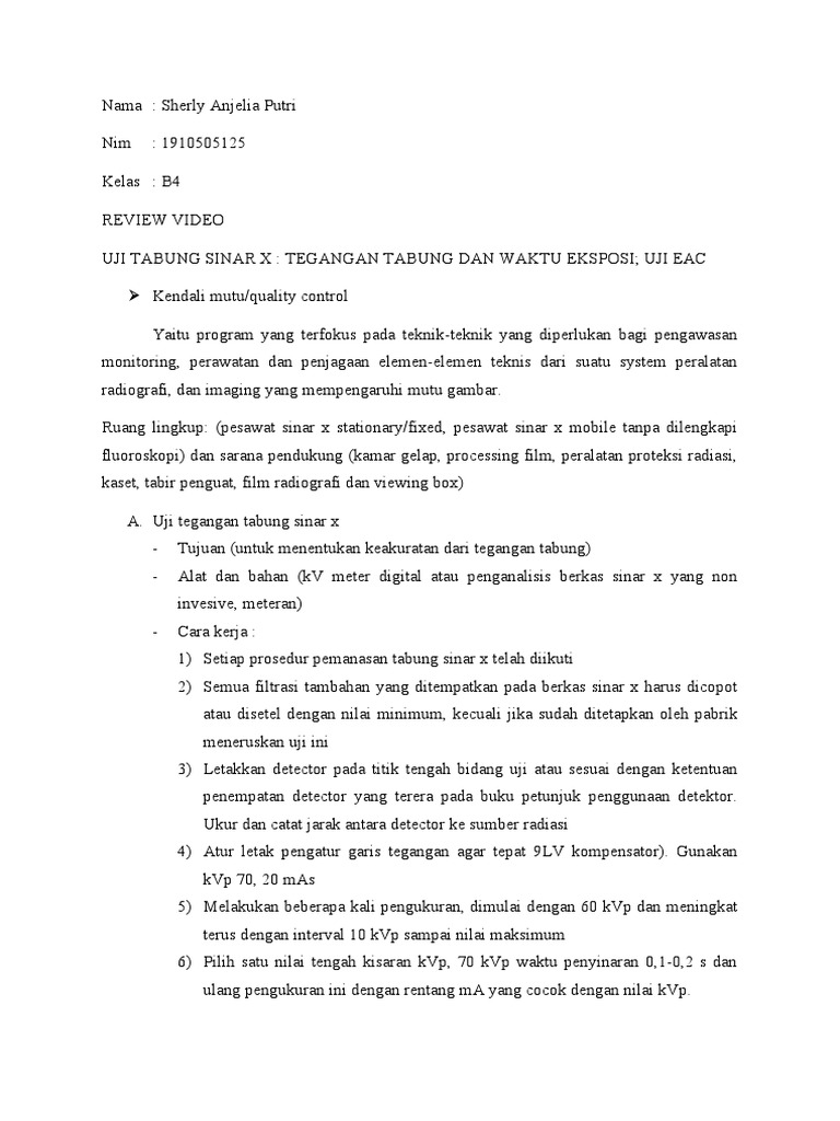 P13 - Jaminan Mutu - Sherly Anjelia Putri - 1910505125 | PDF | Komputer ...