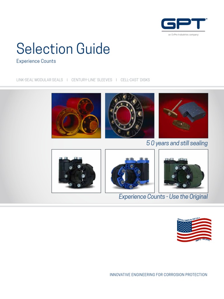 GPT - 1-8 Link-Seal - 08.2021 - Web | PDF | Pipe (Fluid Conveyance ...