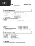 Fosroc Reebol WB: Safety Data Sheet | PDF | Dangerous Goods | Toxicity