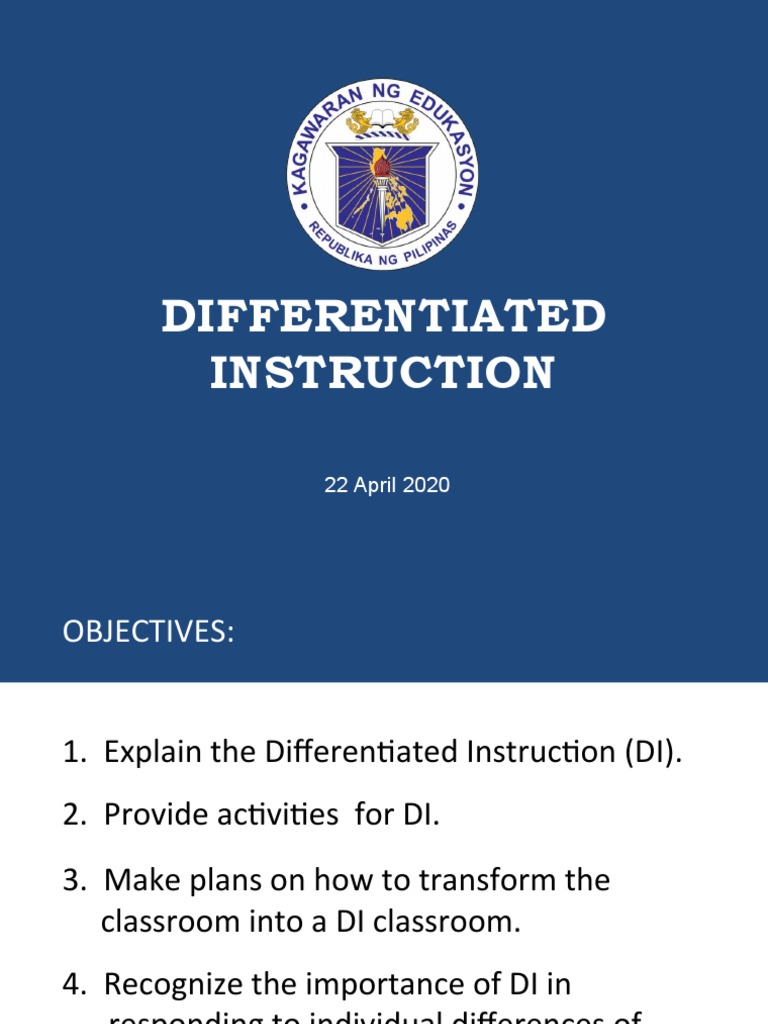 Differentiated Instruction Facilitating Learning | PDF | Differentiated Instruction | Cognition