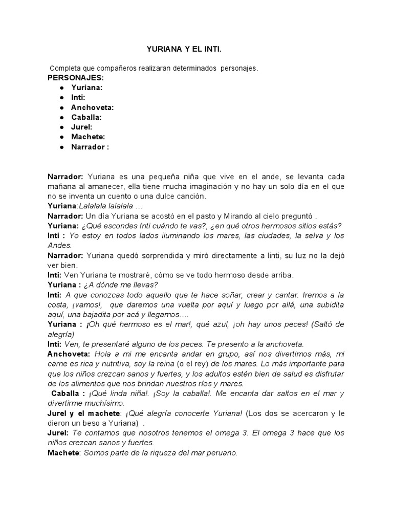 Yuriana y El Inti | PDF