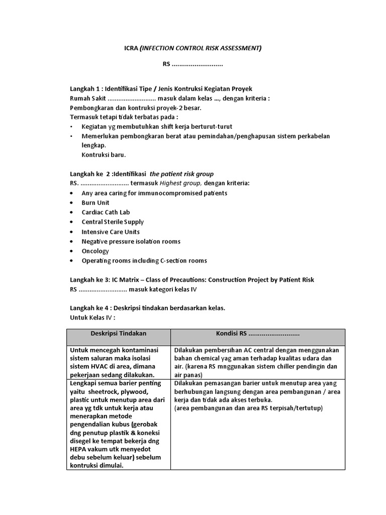 ICRA-RS (Contoh) | PDF