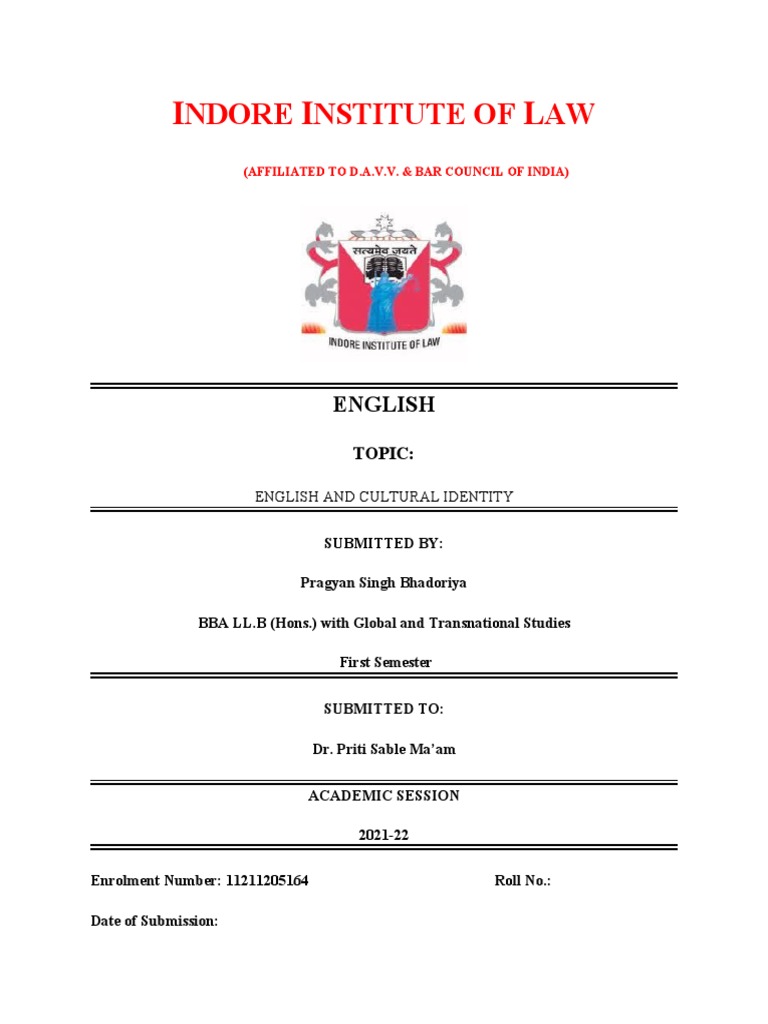 INDORE INSTITUTE OF LAW | PDF