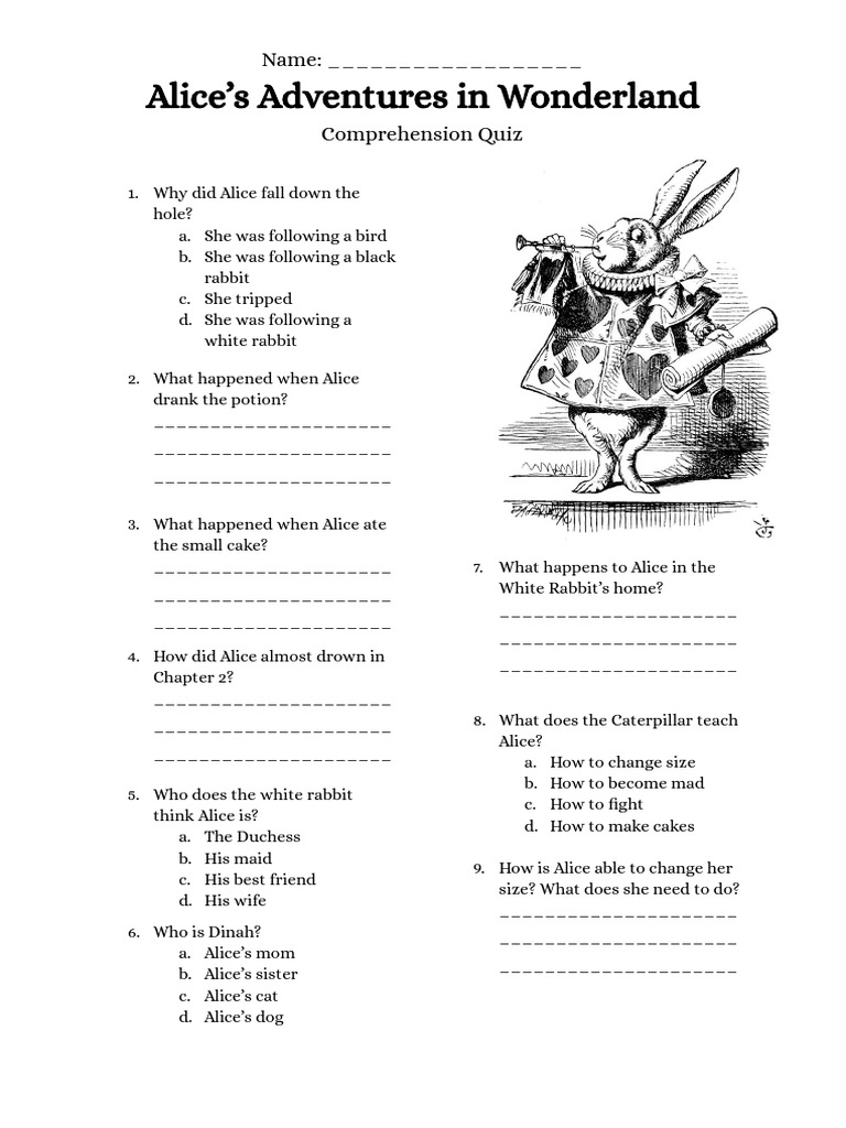 Alice's Adventures in Wonderland | PDF