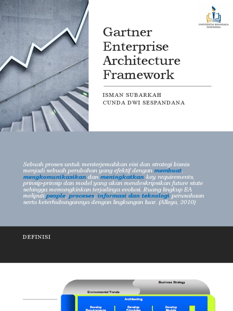 Tugas Gartner Enterprise Architecture Framework (GEAF) | PDF