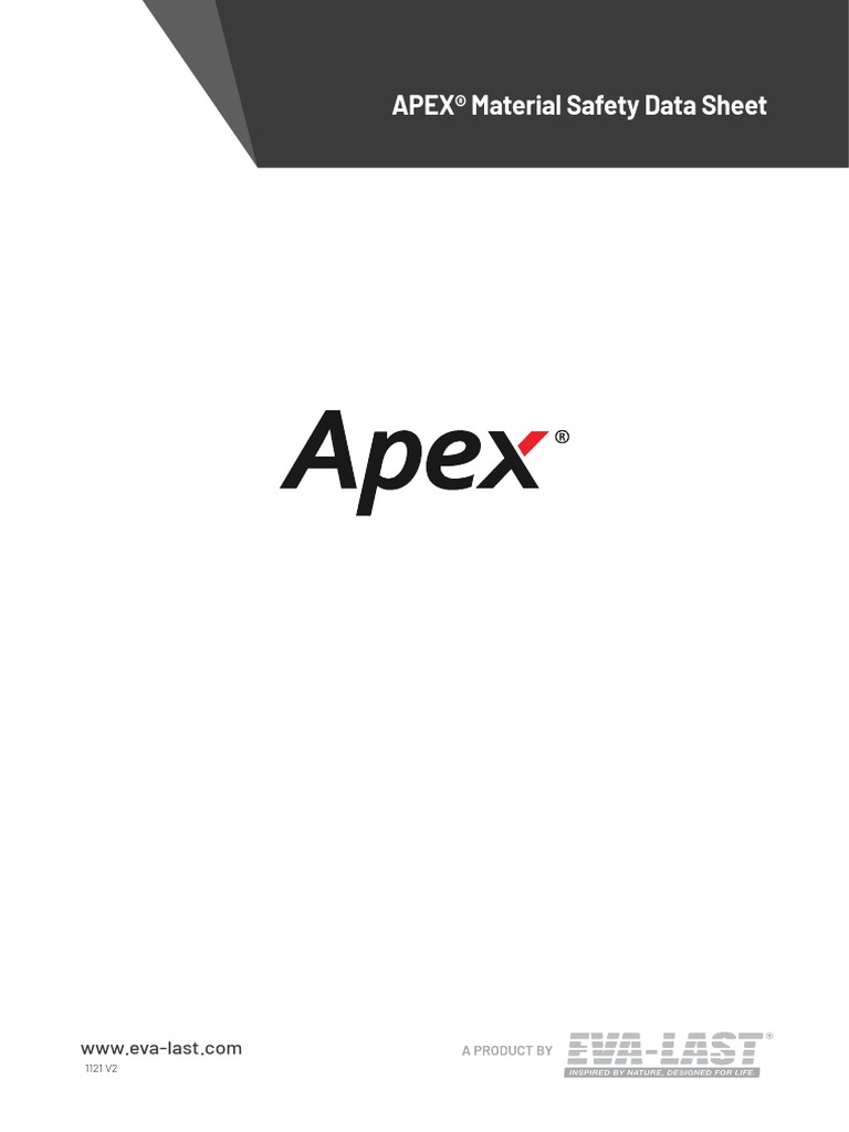 Global Apex® MSDS VD 1121 | PDF | Dangerous Goods | Personal Protective ...