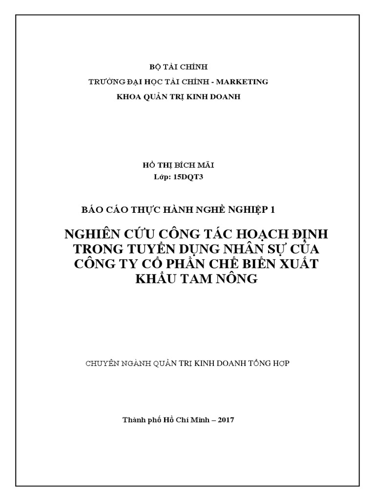 THNN1 - Ho Thi Bich Mai | PDF