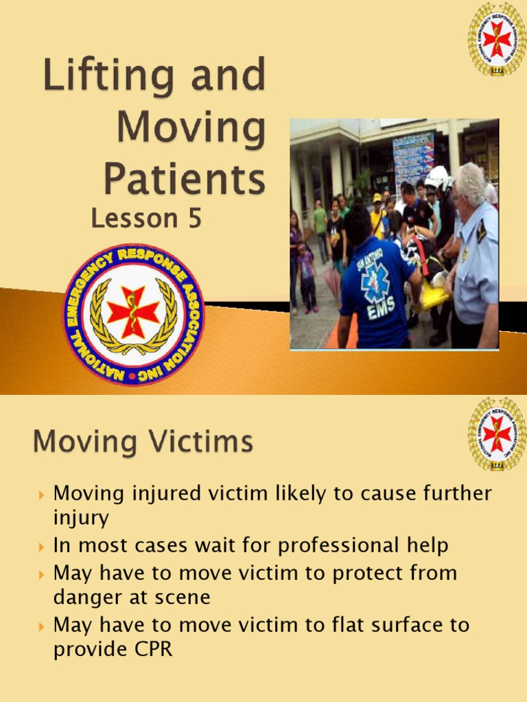 Patient Lifting and Moving Techniques | PDF | Spinal Cord Injury ...