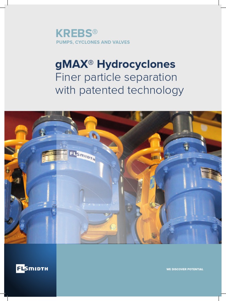 gMAX® Hydrocyclones: Krebs® | PDF | Computational Fluid Dynamics | Ceramics