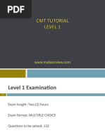 CMT Level 1 Curriculum Overview 2025 | PDF | Technical Analysis | Risk