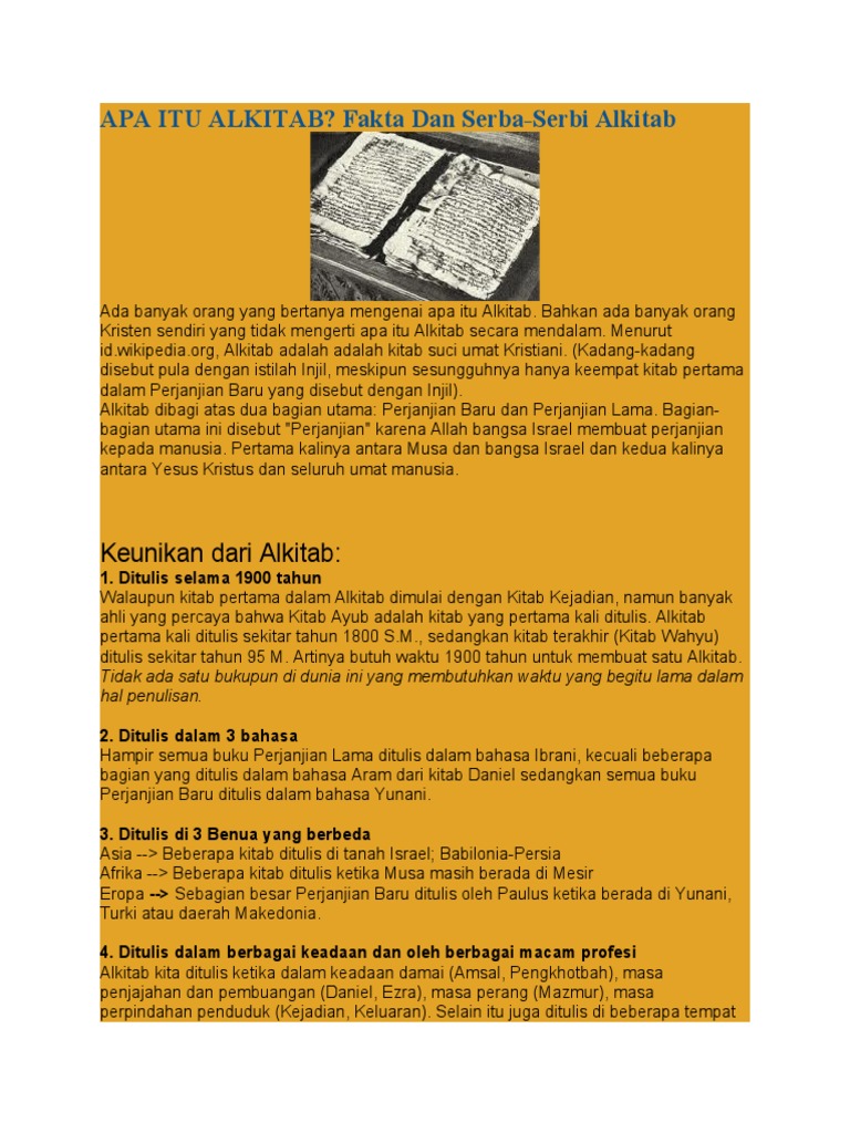 Apa Itu Alkitab Pdf