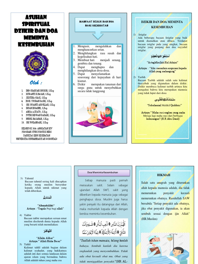 Leaflet Asuhan Spiritual KEL 3&4 IGD RSAS | PDF | Agama & Spiritualitas
