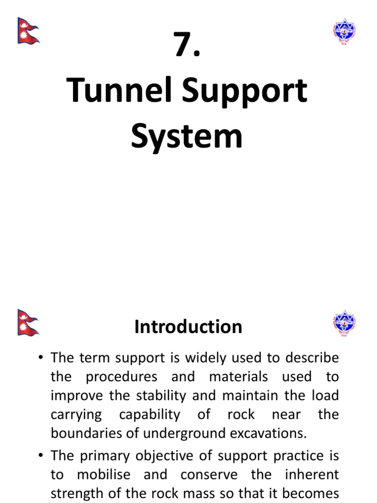 Chapter 7 Tunnel Support System | PDF | Stress (Mechanics) | Mechanics