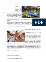 Region XI - Festivals | PDF | Festival | Cebu