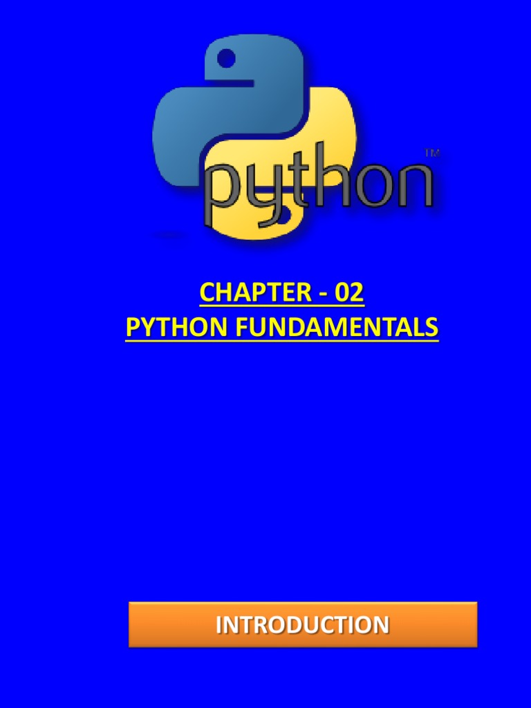Chapter 6 Python Fundamentals | PDF | Data Type | Reserved Word