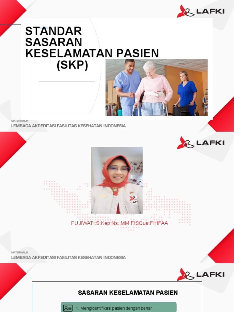 Standar Sasaran Keselamatan Pasien (SKP) | PDF