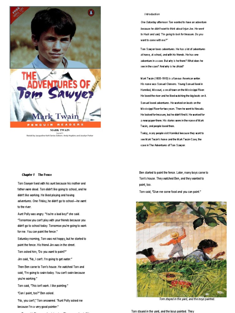 The Adventures of Tom Sawyer Level 1 - 16p | PDF | The Adventures Of ...