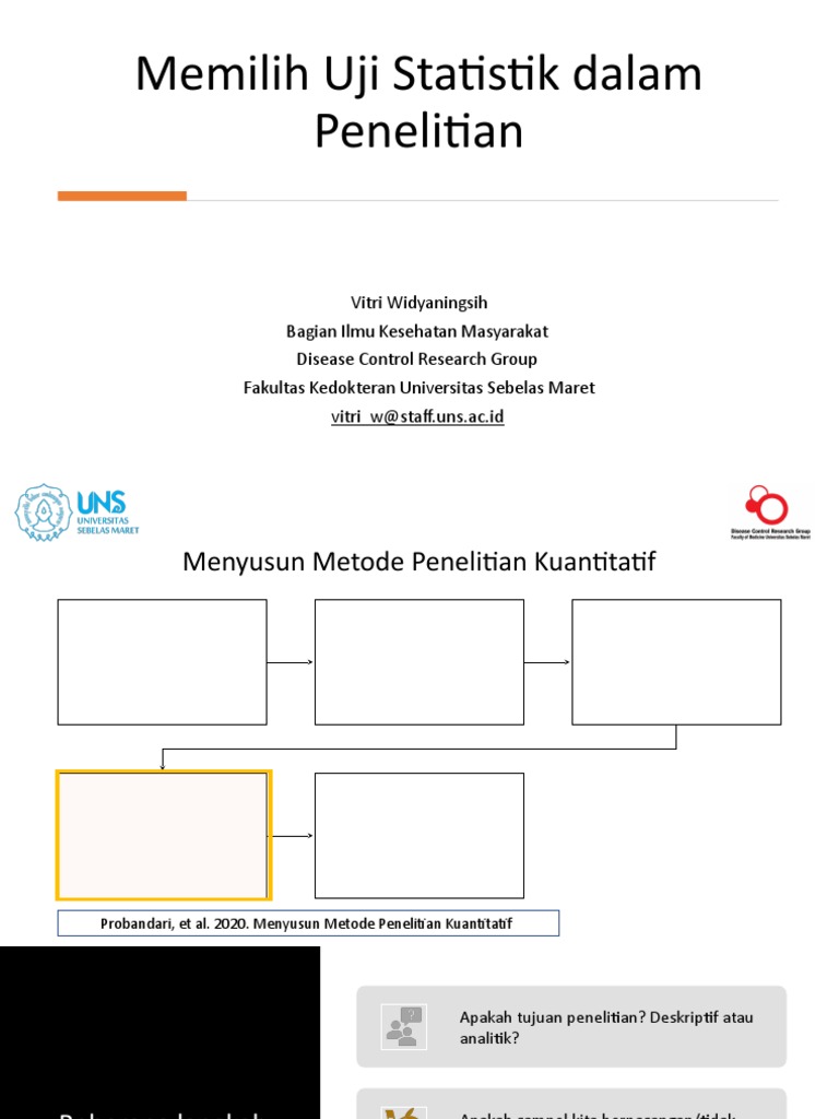 Memilih Uji Statistik | PDF