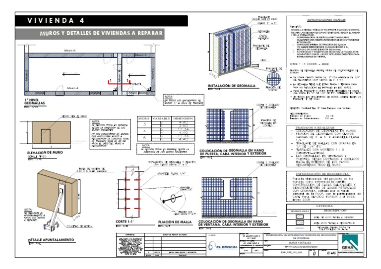 Plano de Refuerzos - Edificacion | PDF