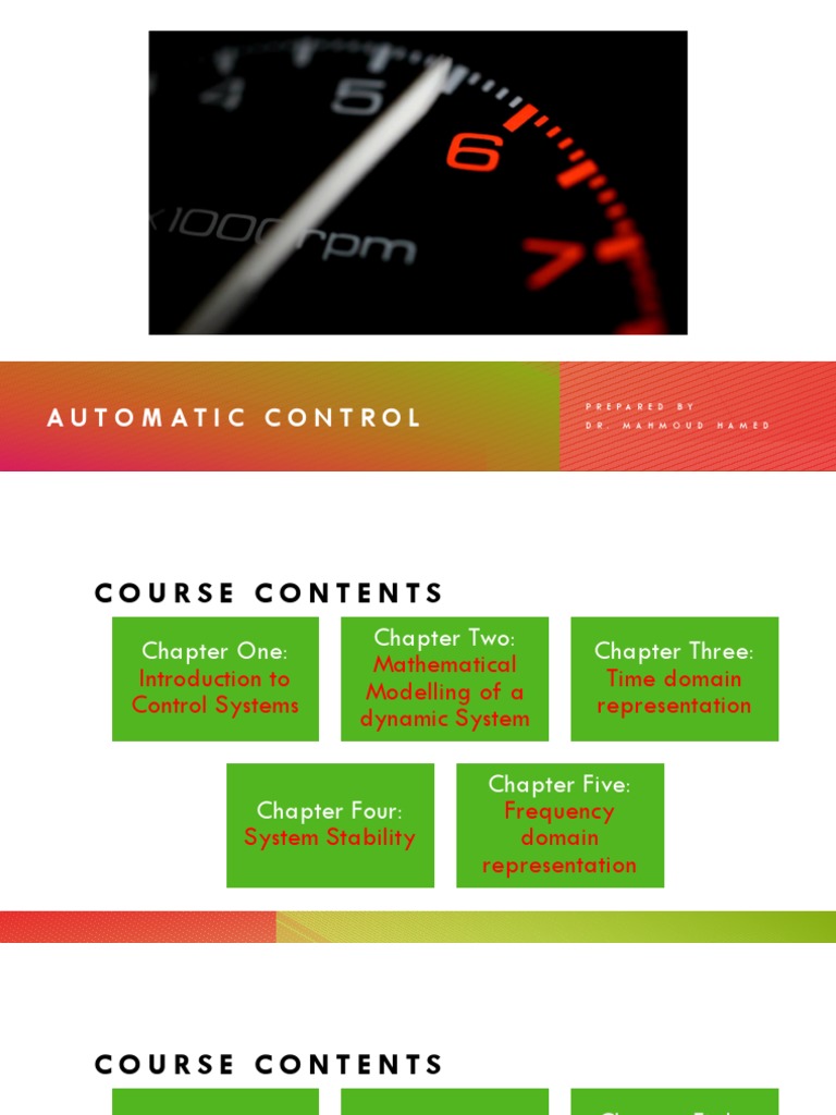 Chapter1 - Introduction To Automatic Control | Download grátis PDF | Control Theory | Feedback