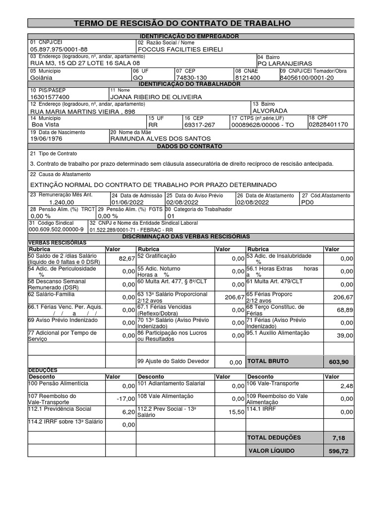 TRCT | PDF | Direito Comercial | Direito Civil (sistema jurídico)
