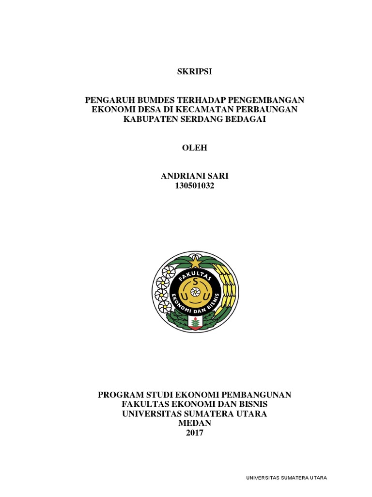 BUMDes dan Ekonomi Desa Perbaungan | PDF | Seni