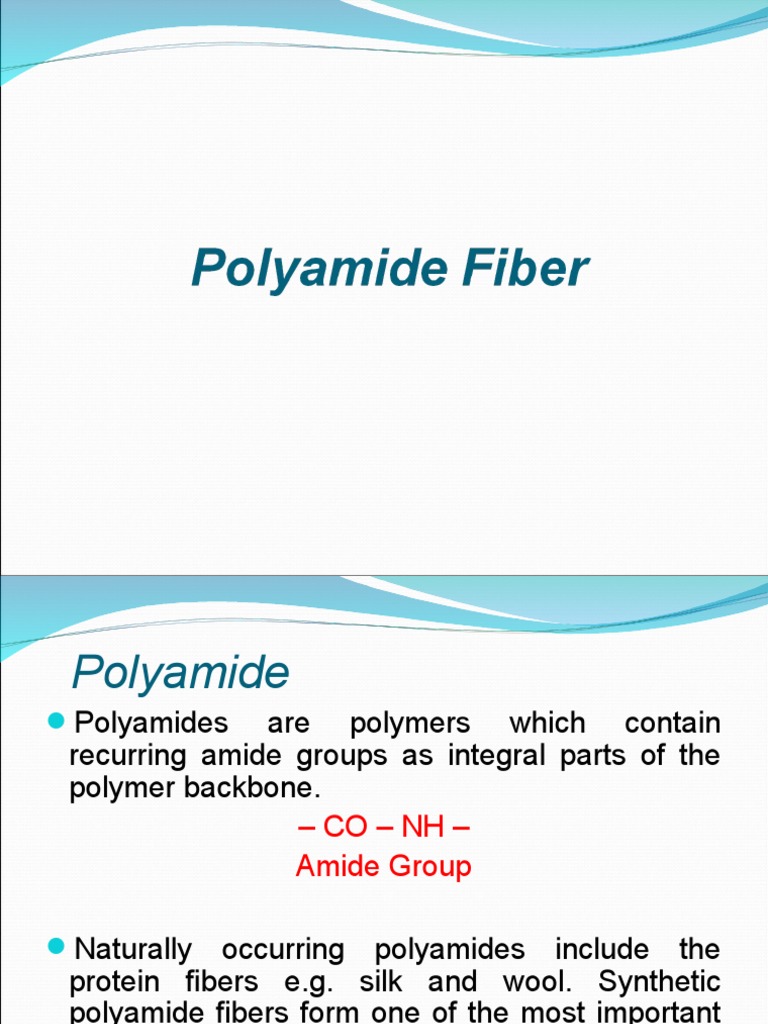 Nylon Fiber | PDF | Nylon | Polymers