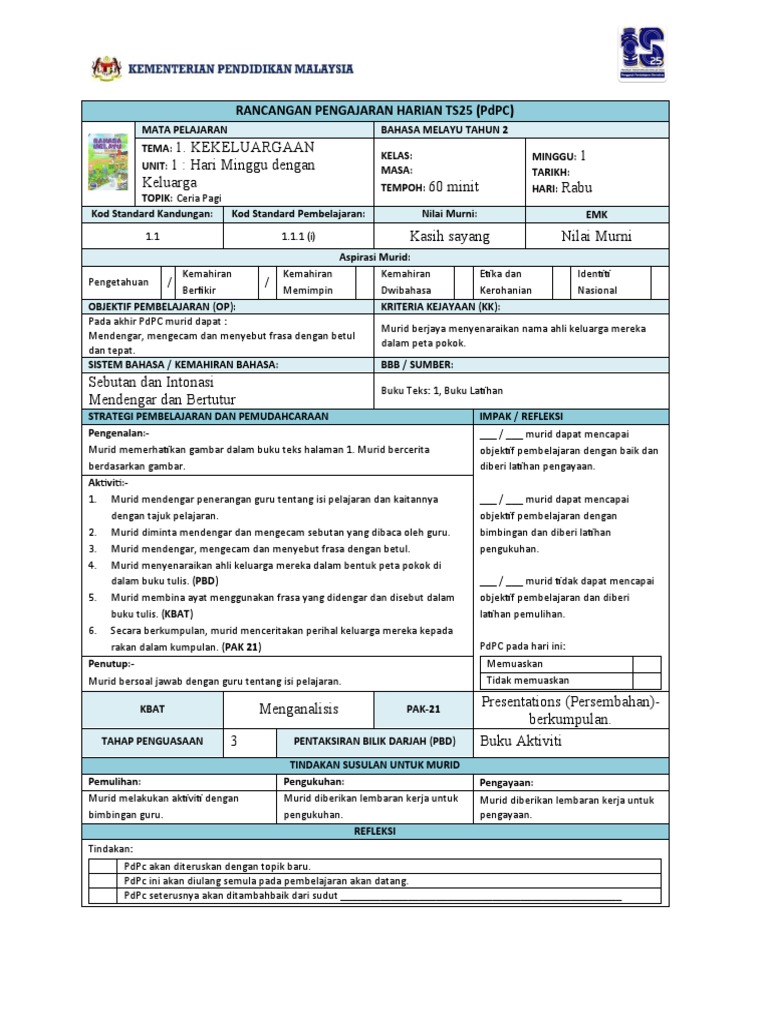 BM THN 2 TS25 (Unit 1) | PDF