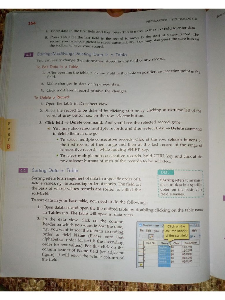 U-3 DBMS S-4 Performing Operations On Tables | PDF