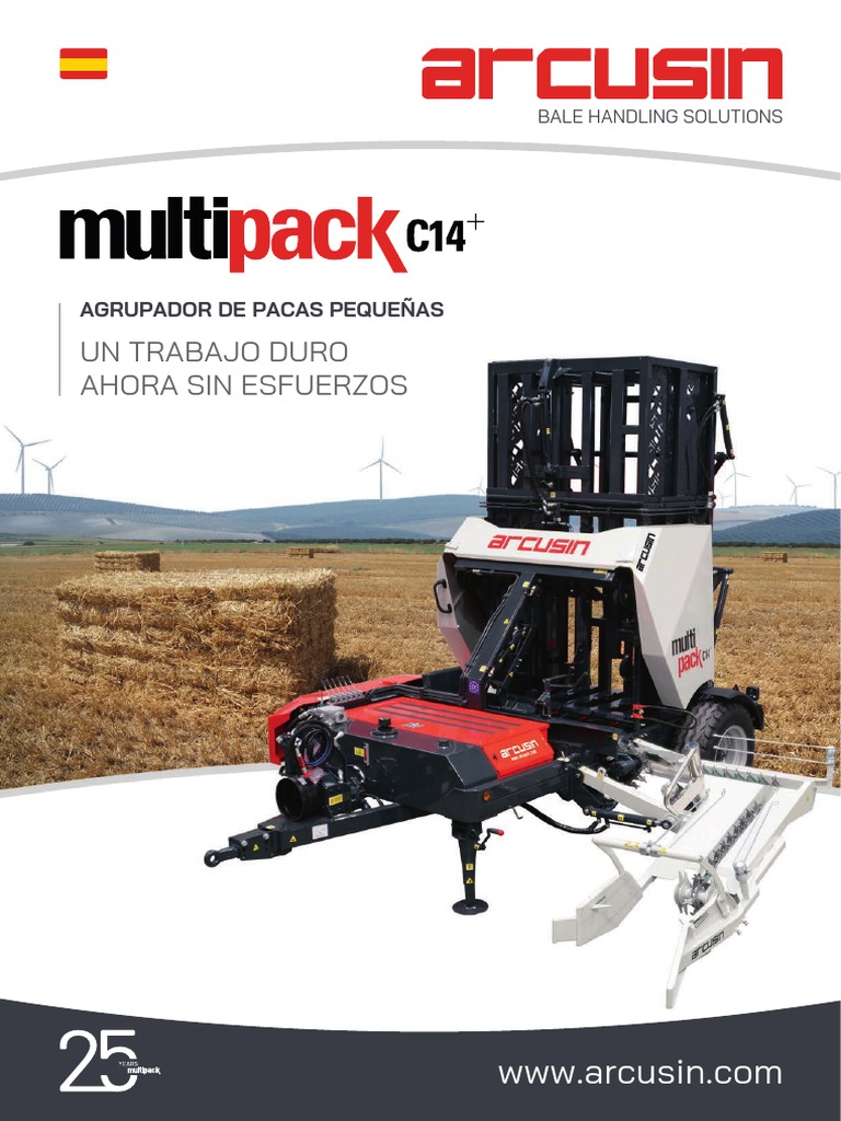 Es Arcusin Multipack C14 Agrupador Pacas | PDF | Tractor | Vehículo de motor