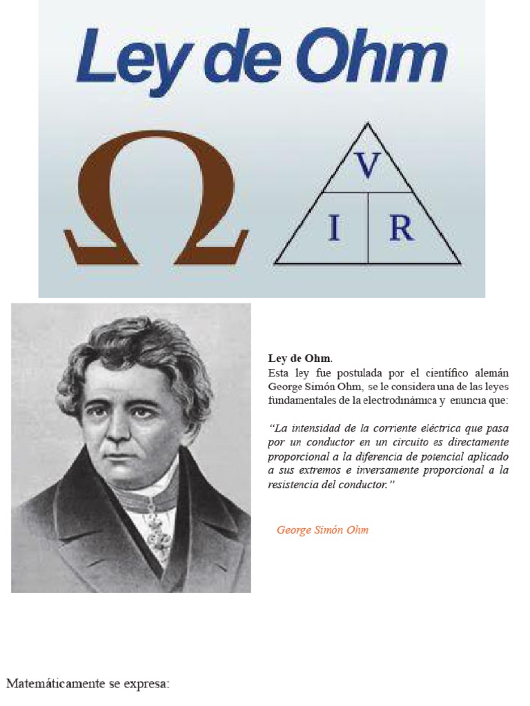 Ley de Ohm | PDF
