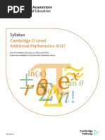 O Level Math Grade Thresholds | PDF