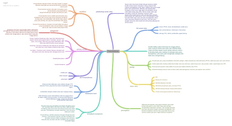 Mindmap Pneumothorax | PDF