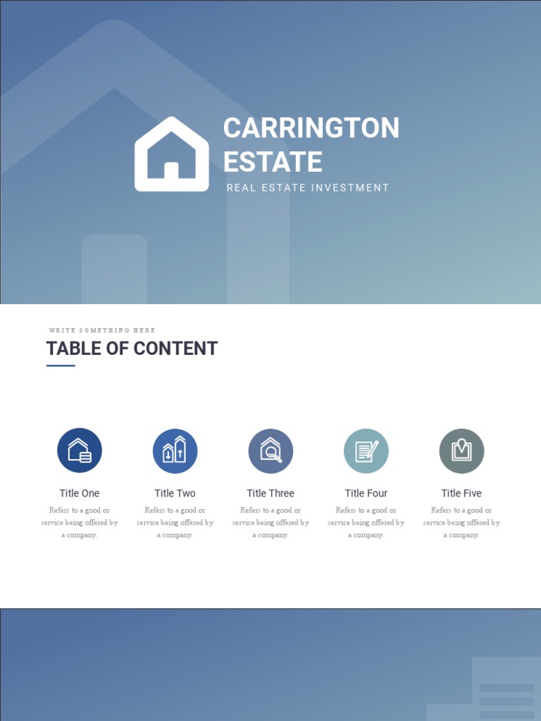 Carrington PowerPoint Template | PDF | Business | Marketing