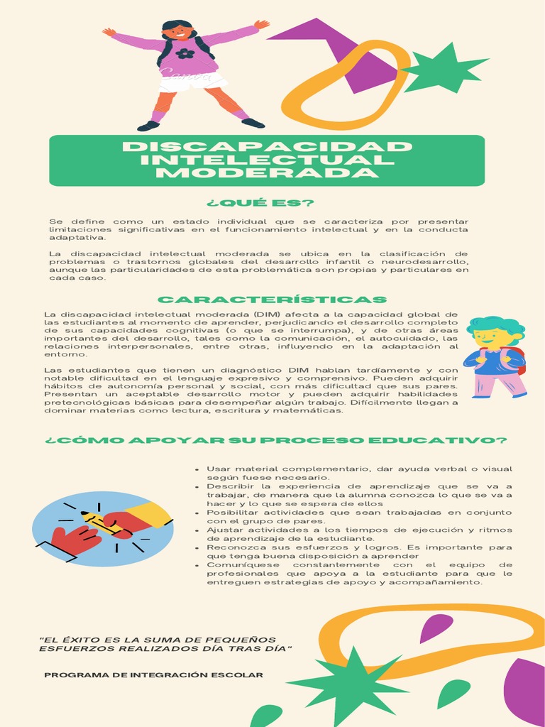 Discapacidad Intelectual Moderada | PDF | Discapacidad intelectual ...