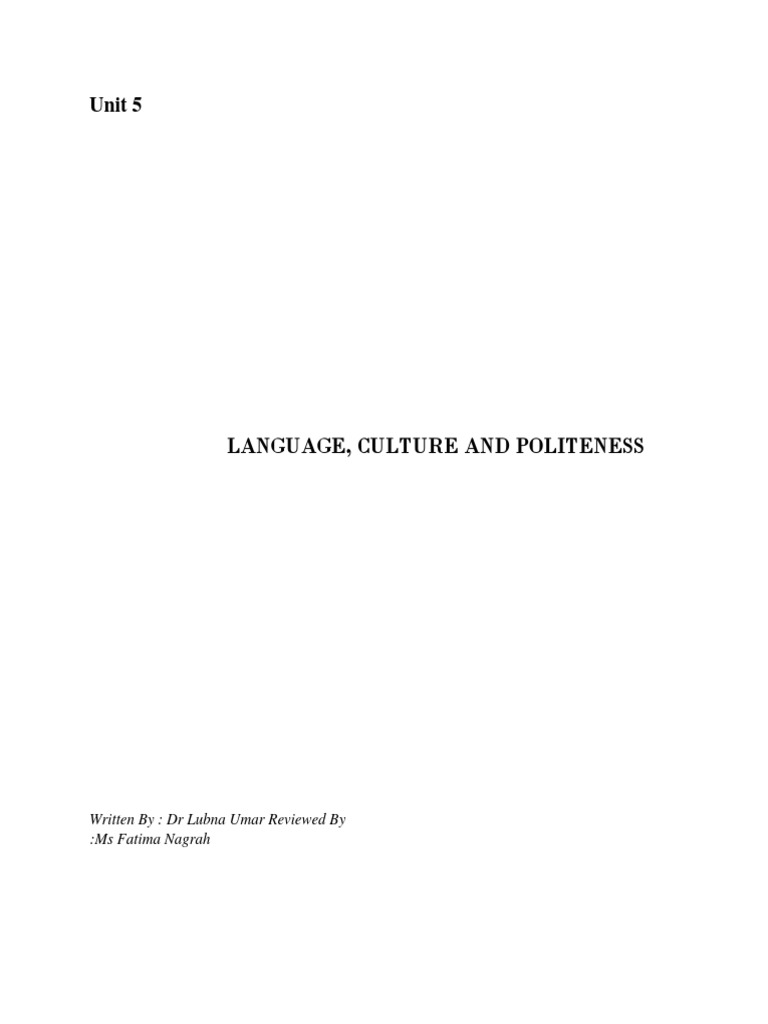 Understanding Politeness Across Cultures: A Detailed Discussion of the ...