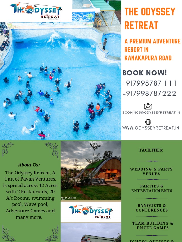 Odyssey Retreat: A Premium Adventure Resort in Kanakapura Road ...