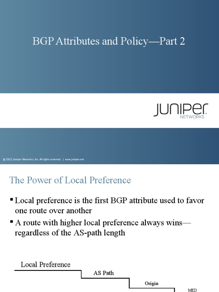 BGP Attributes and Policy2 | PDF | Computer Networking | Computing BGP Attributes and Policy2 | PDF | Computer Networking | Computing
