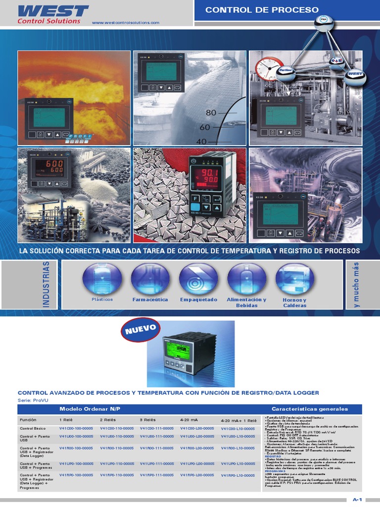 Instrumentación West Control Solutions | PDF | Relé | USB