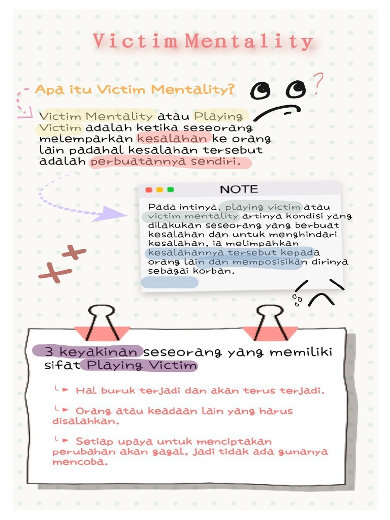 Victim Mentality | PDF