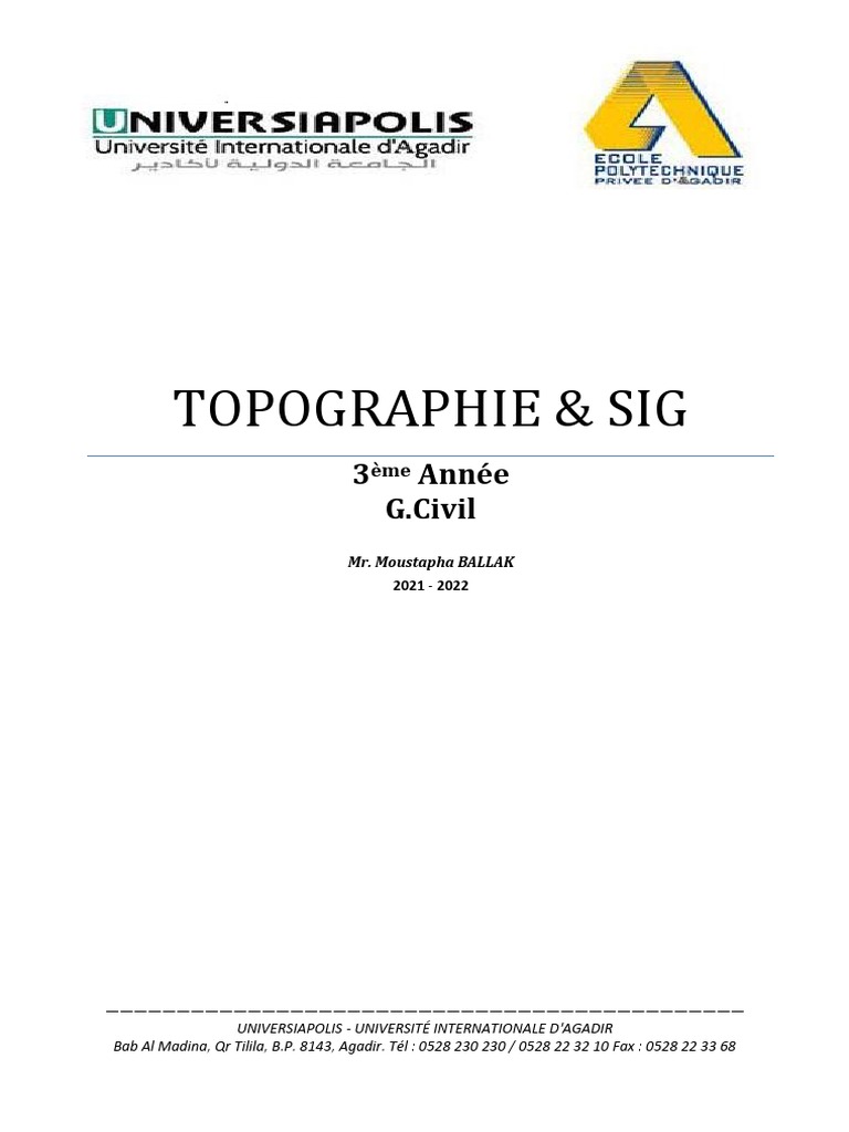 Introduction au Quadrillage Lambert | PDF | Géodésie | Topographie