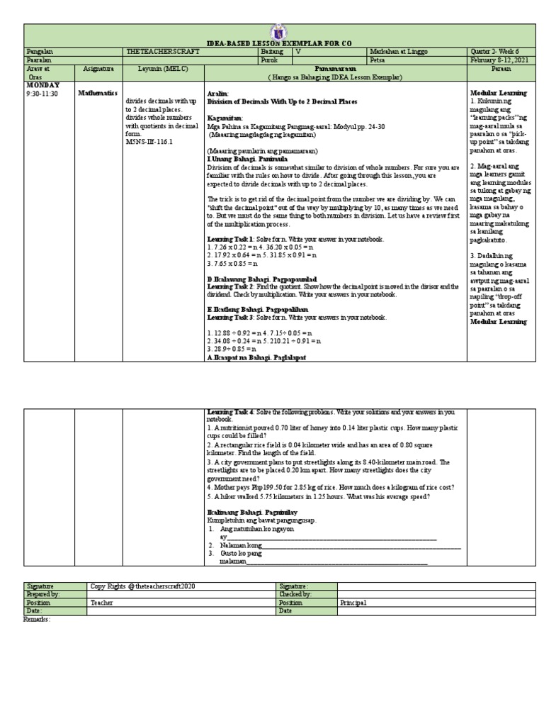 Quarter 2-Week 6: Learning Task 1: Solve For N. Write Your Answer in Your Notebook | Descargar ...