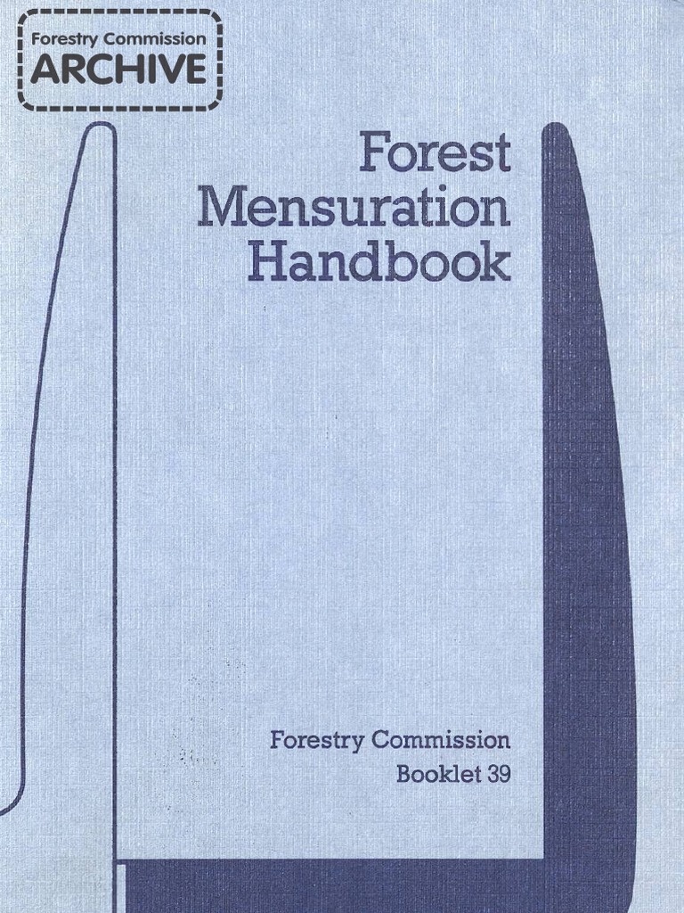 Forest Mensuration Handbook | PDF | Metrology | Quantity
