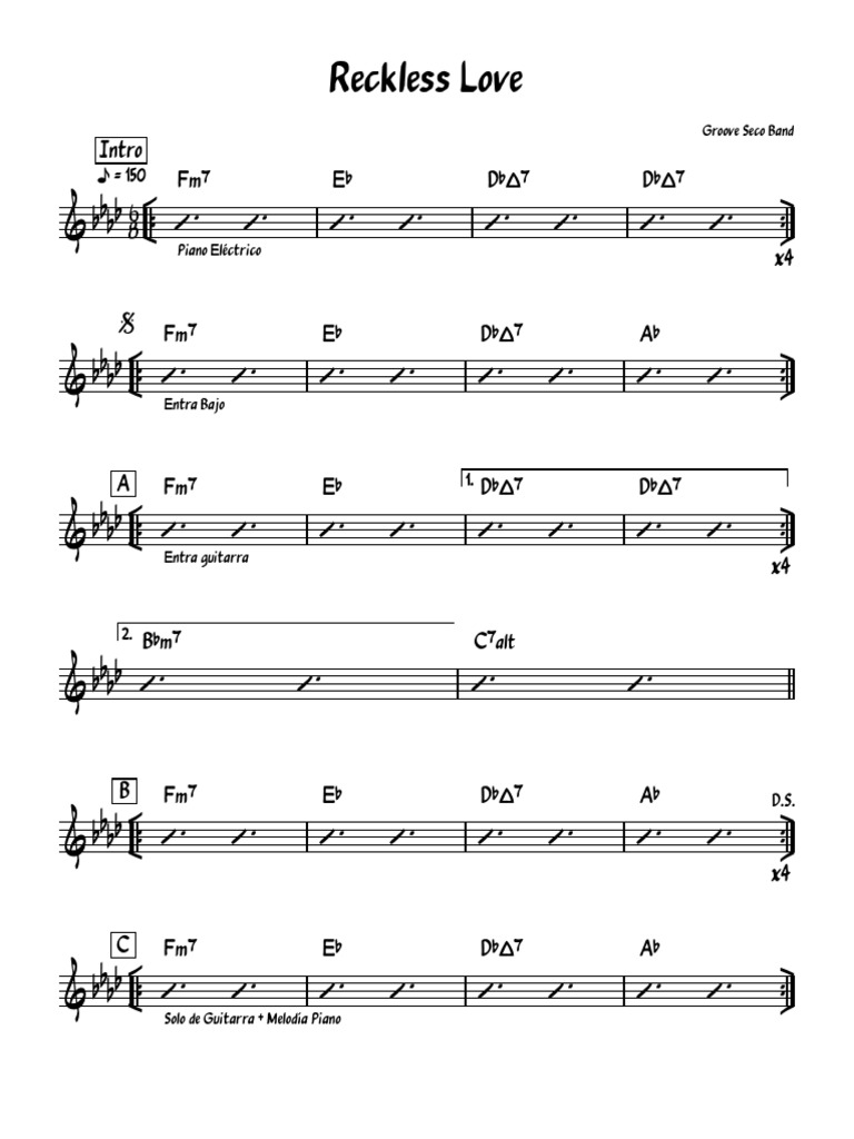 Reckless - Love CHORD CHART | PDF