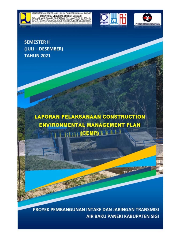 Laporan CEMP Semester II Proyek Bendung Paneki | PDF