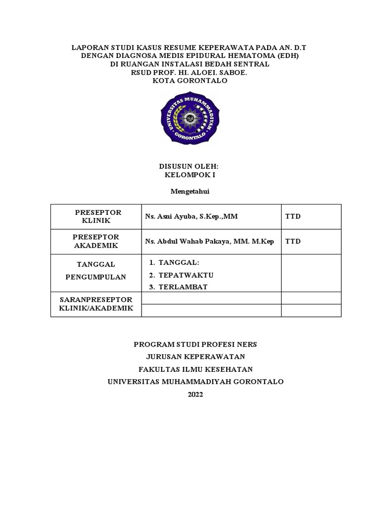Laporan Studi Kasus Ruang Ok (Ibs) | PDF