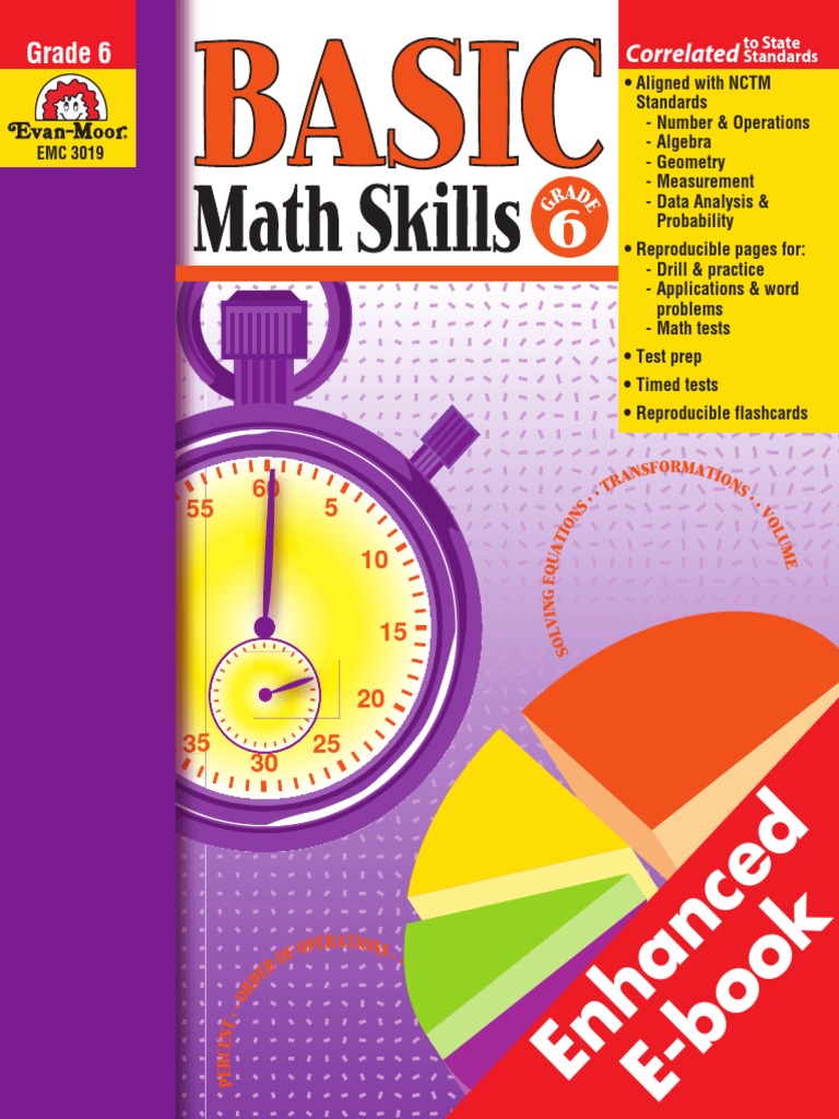 Basic Math Skills Grade 6 | Download Free PDF | National Council Of ...