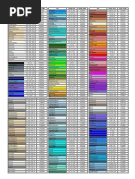 DMC Floss To RGB Values Conversion Chart | PDF | Blue | Rgb Color Model