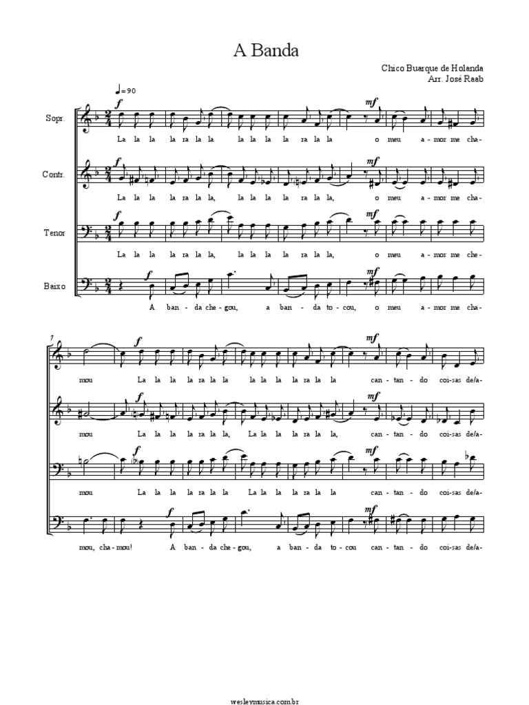 A Banda (Chico Buarque de Holanda) | PDF