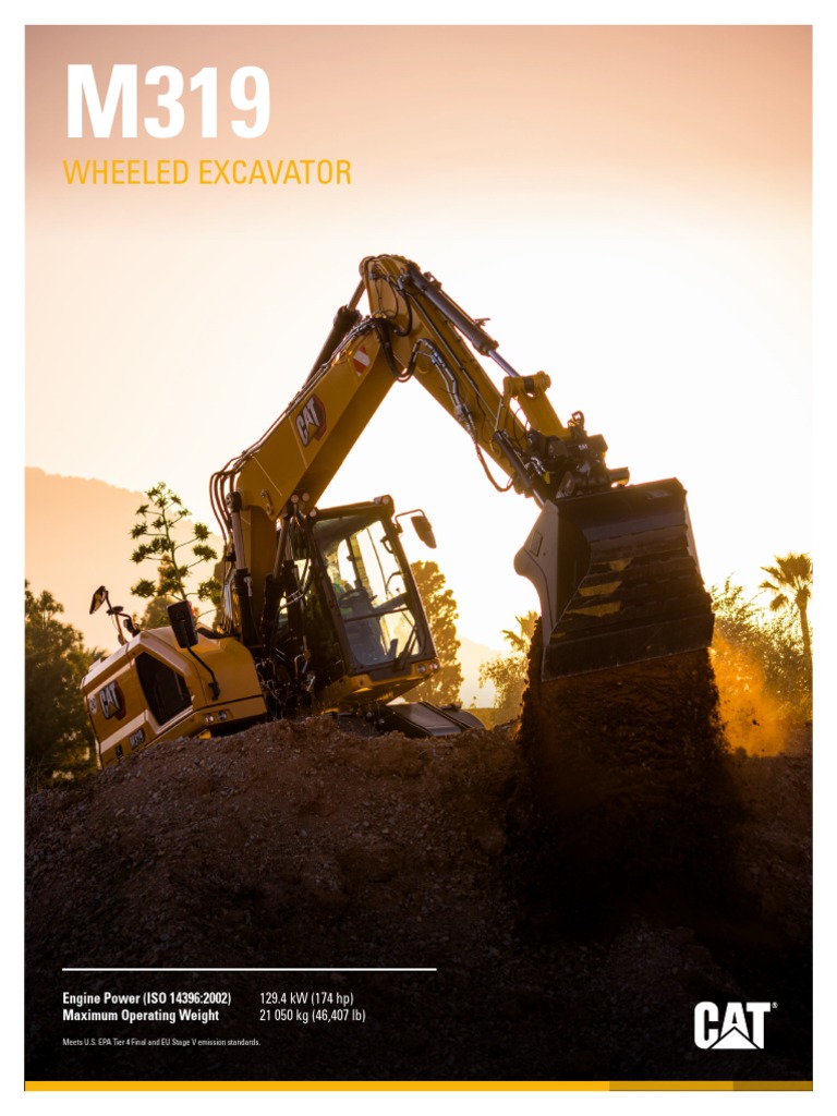 Wheeled Excavator: Engine Power (ISO 14396:2002) Maximum Operating ...